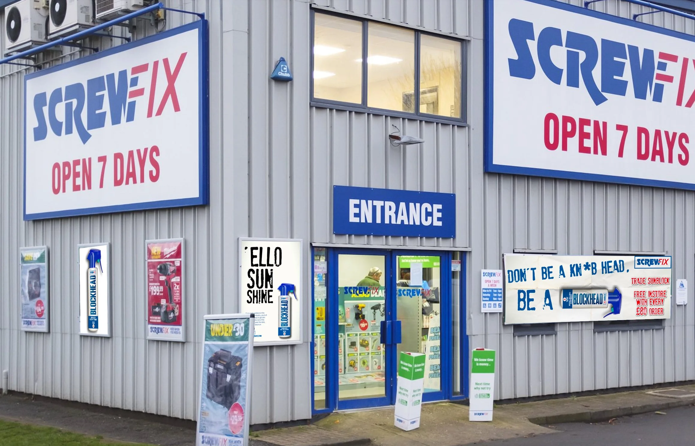 Sunblock for builders & outdoor workers. — Penny Atkinson