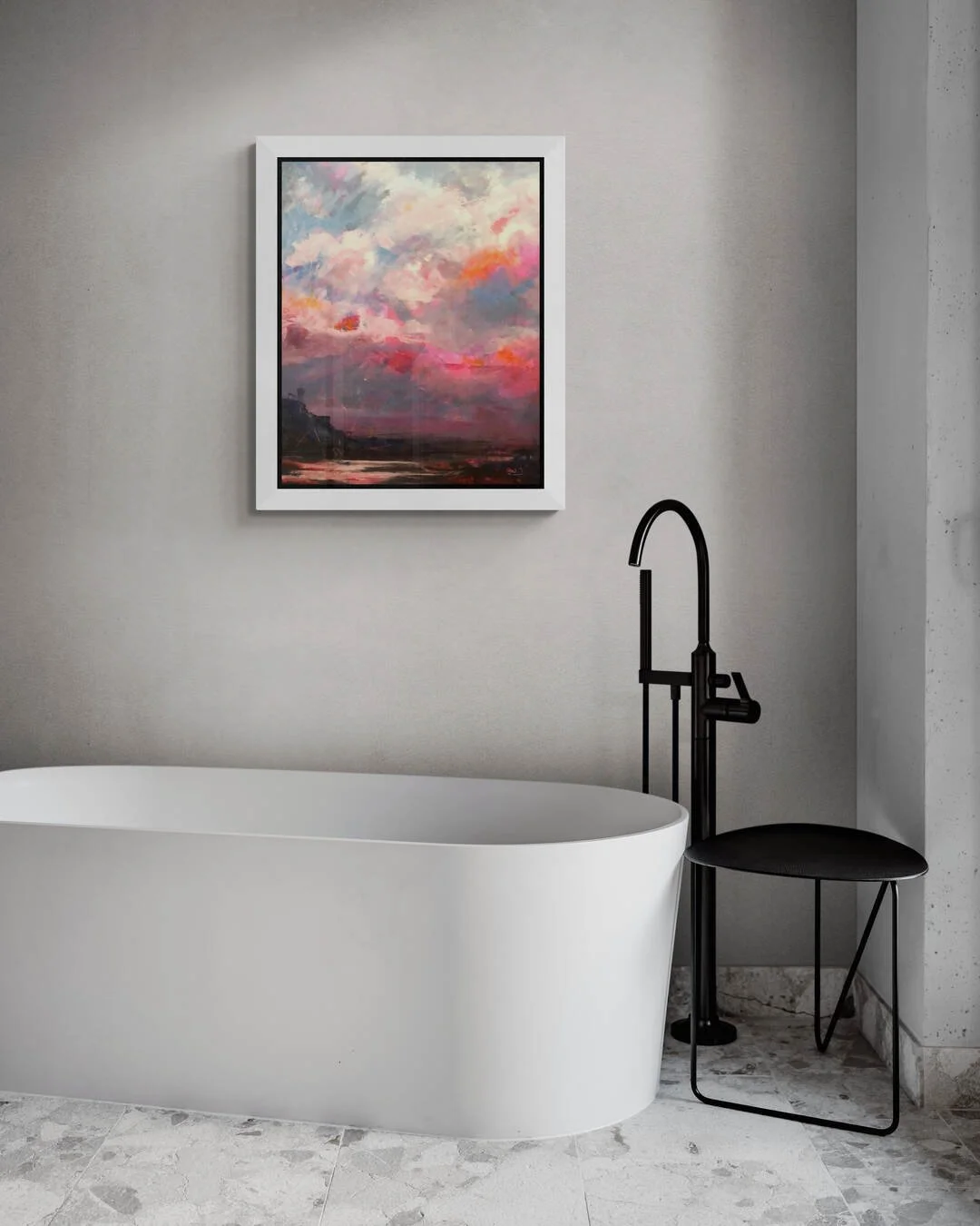 Original painting for sale depicting abstract landscape painting of ...