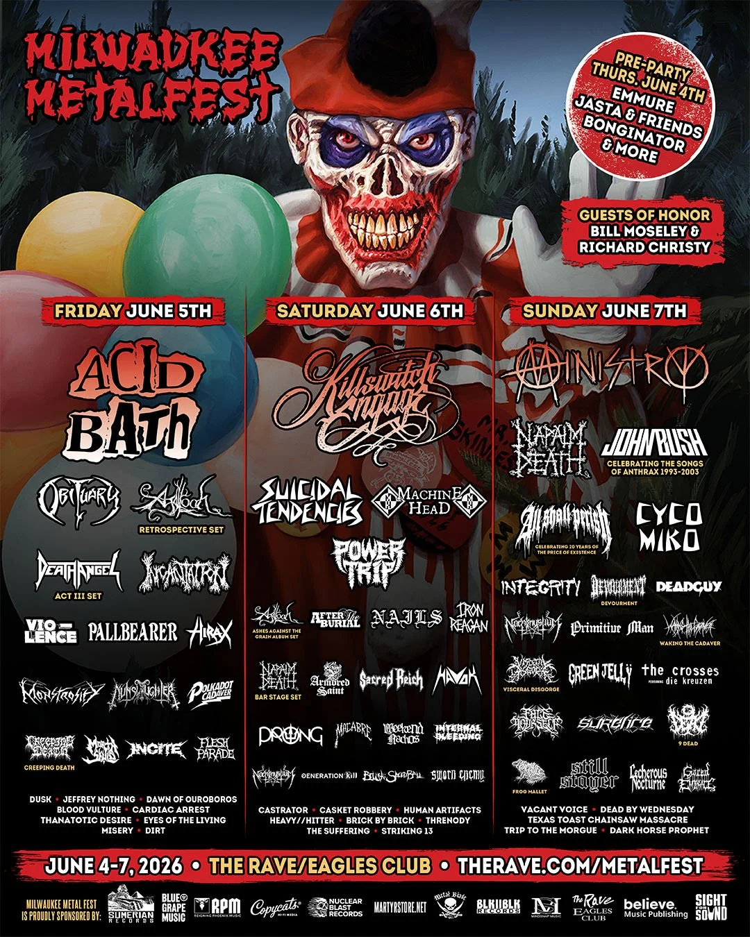 MMF Set times announced + new M&G’s added, zip hoodie pre-order and ...