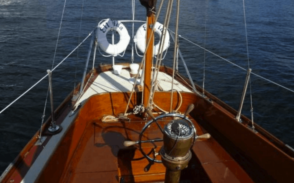 Ellida, a 1958, Ohlson 35 Yawl, 35’ is offered for sale by Brooklin ...