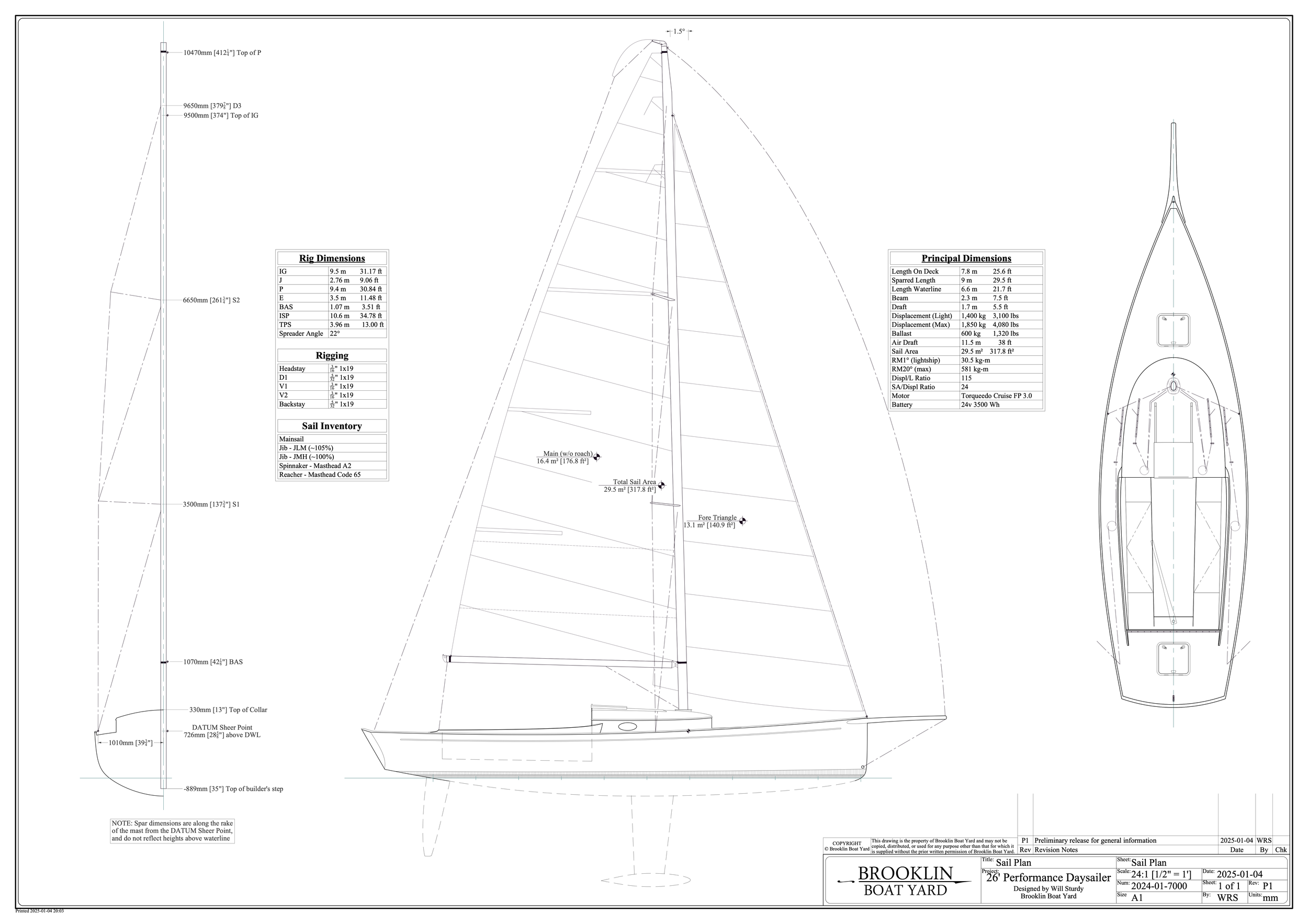 26' Daysailer — Brooklin Boat Yard