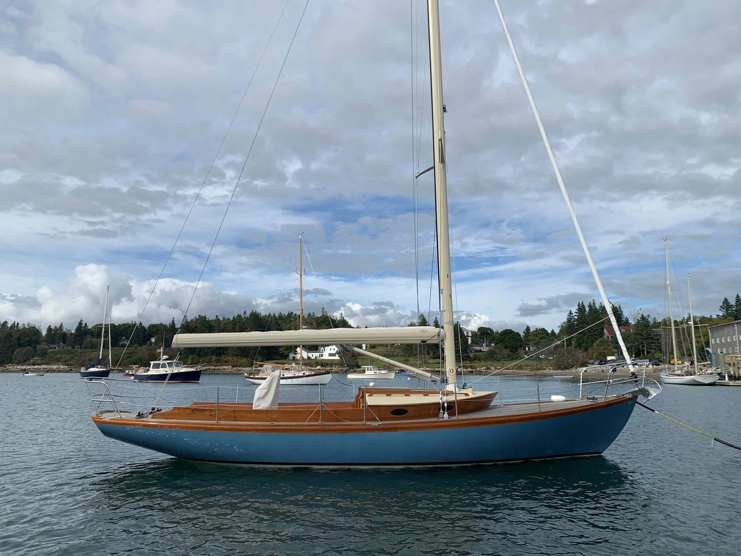 Susan, a 2023, Brion Rieff 34 Sloop, 34’ wooden boat for sale by ...