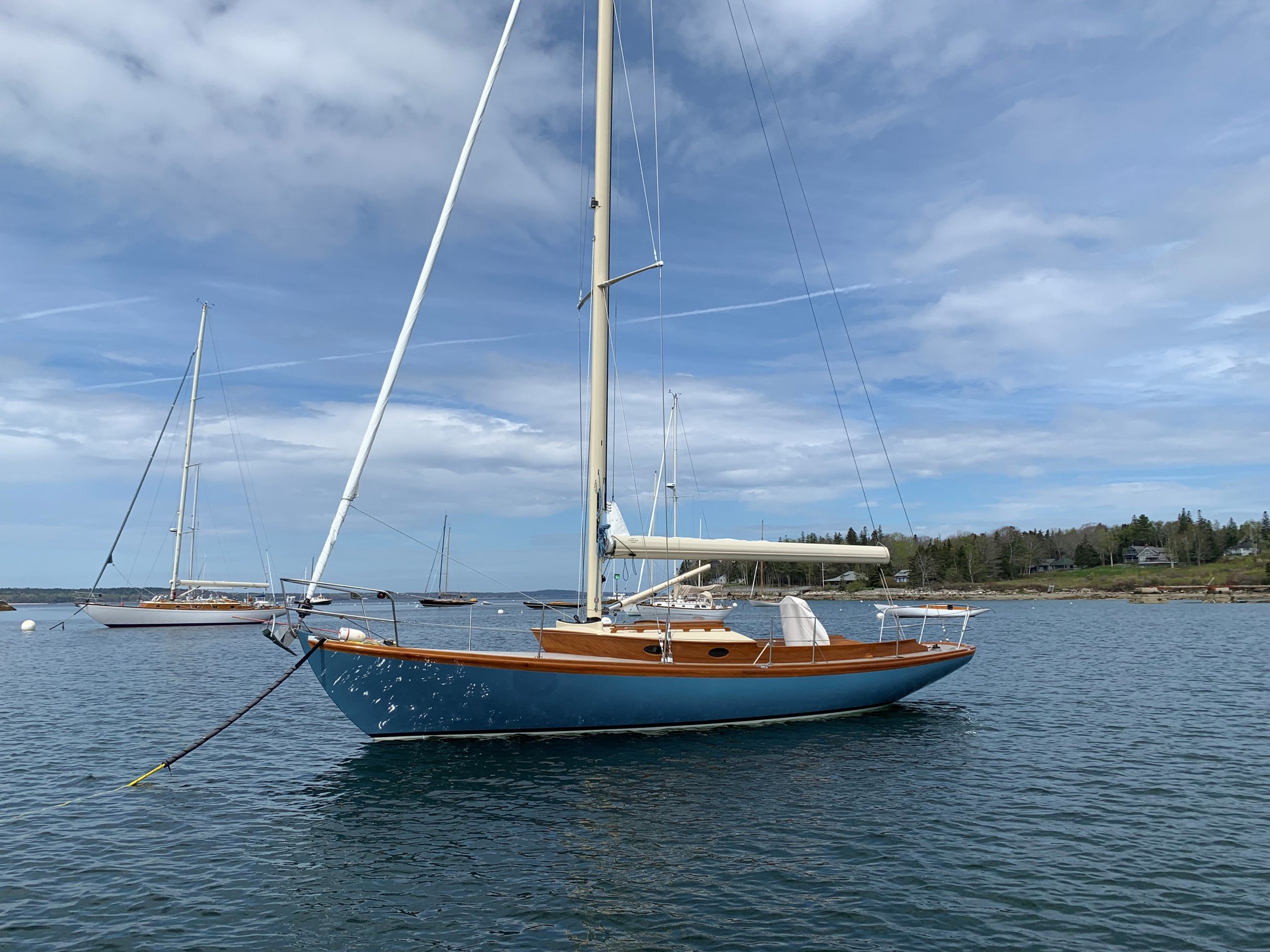 Susan, a 2023, Brion Rieff 34 Sloop, 34’ wooden boat for sale by ...