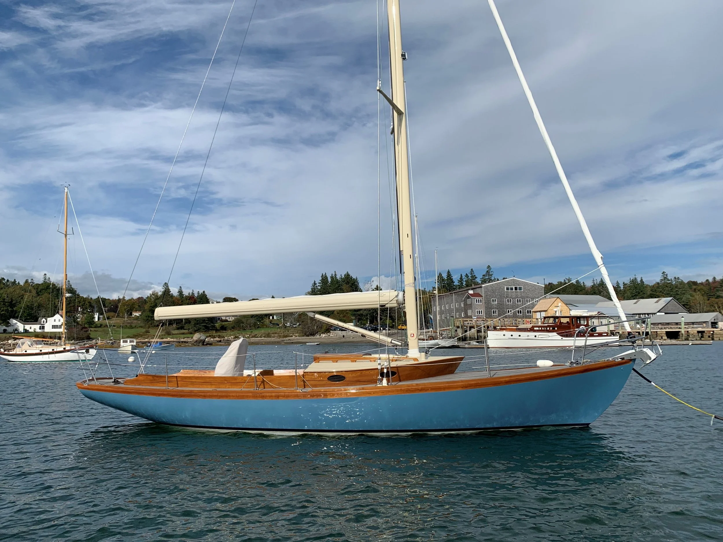 Susan, a 2023, Brion Rieff 34 Sloop, 34’ wooden boat for sale by ...