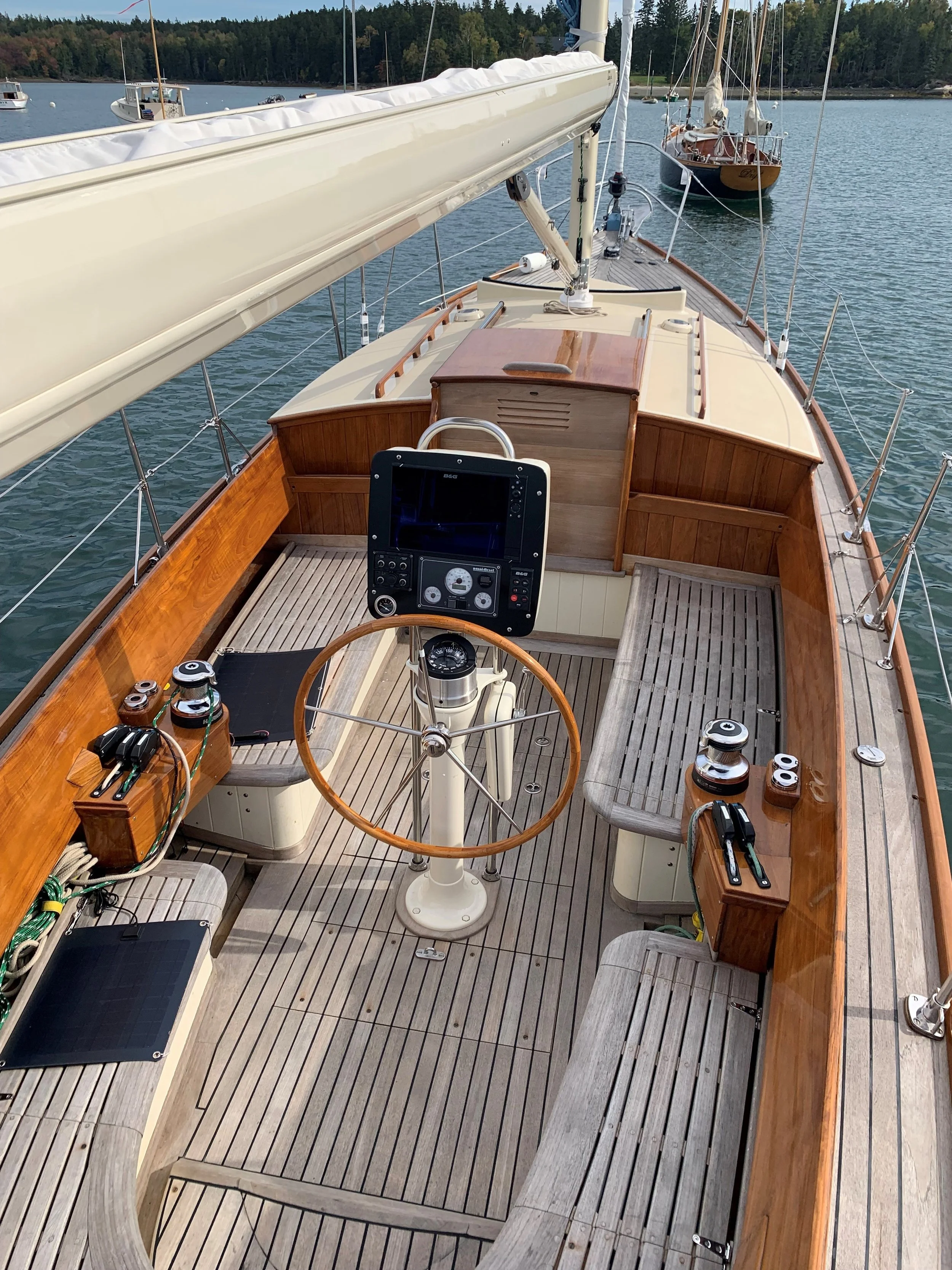 Susan, a 2023, Brion Rieff 34 Sloop, 34’ wooden boat for sale by ...