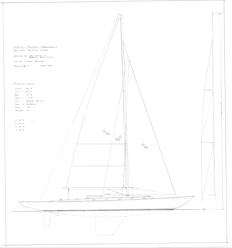 Sloop Sailboat Drawing