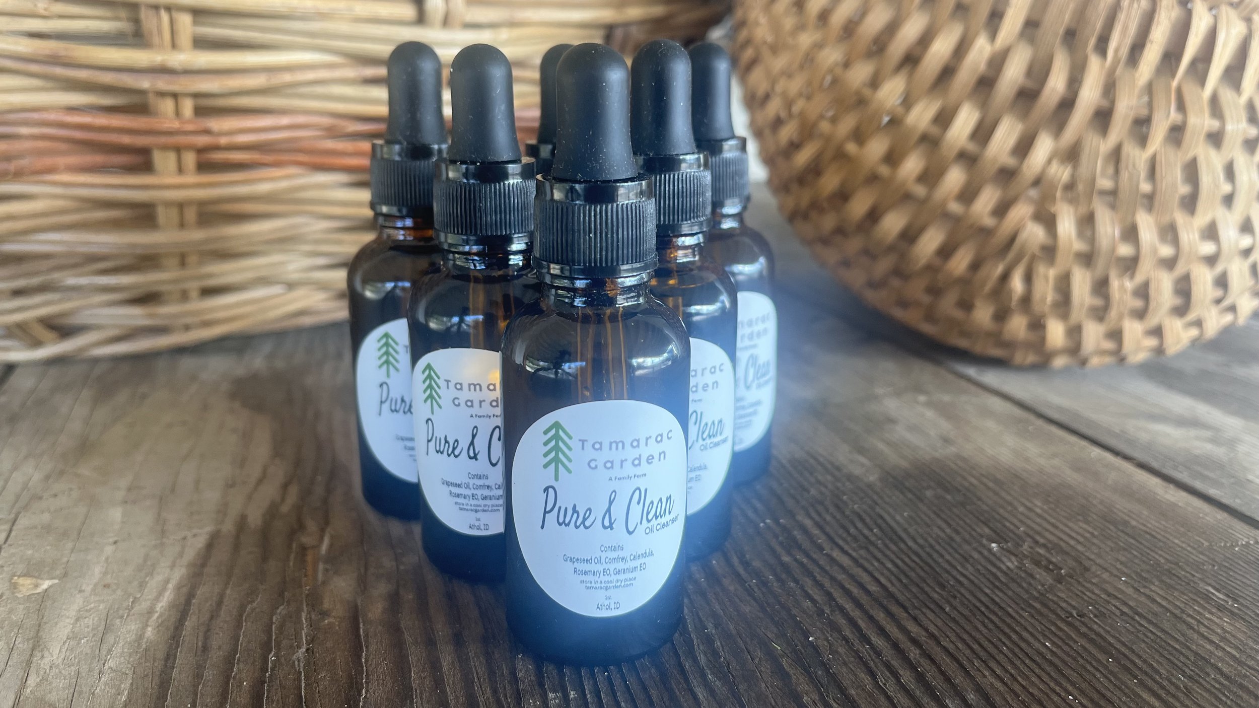 Pure & Clean Cleansing Oil — Tamarac Garden Family Farm