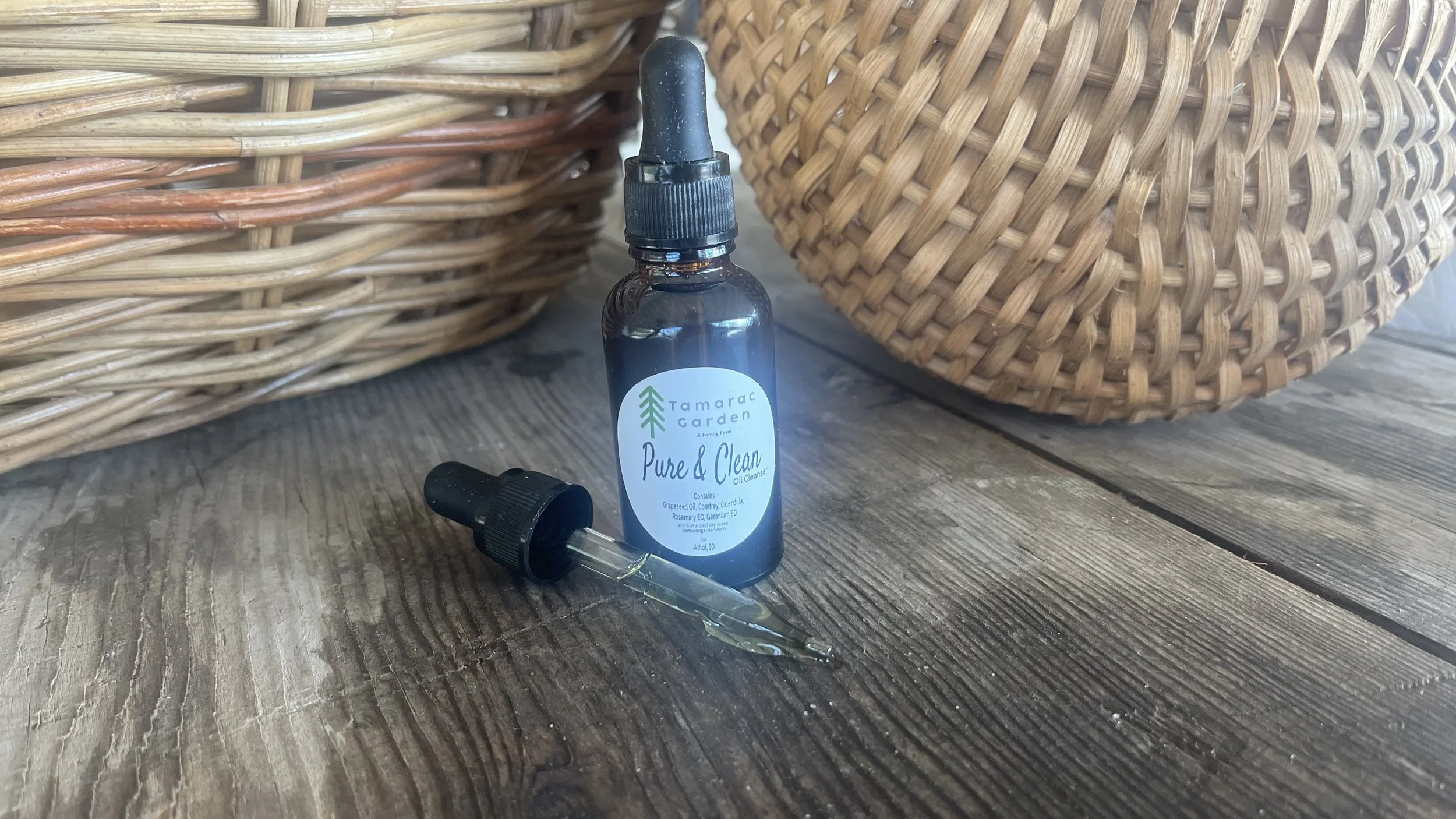 Pure & Clean Cleansing Oil — Tamarac Garden Family Farm