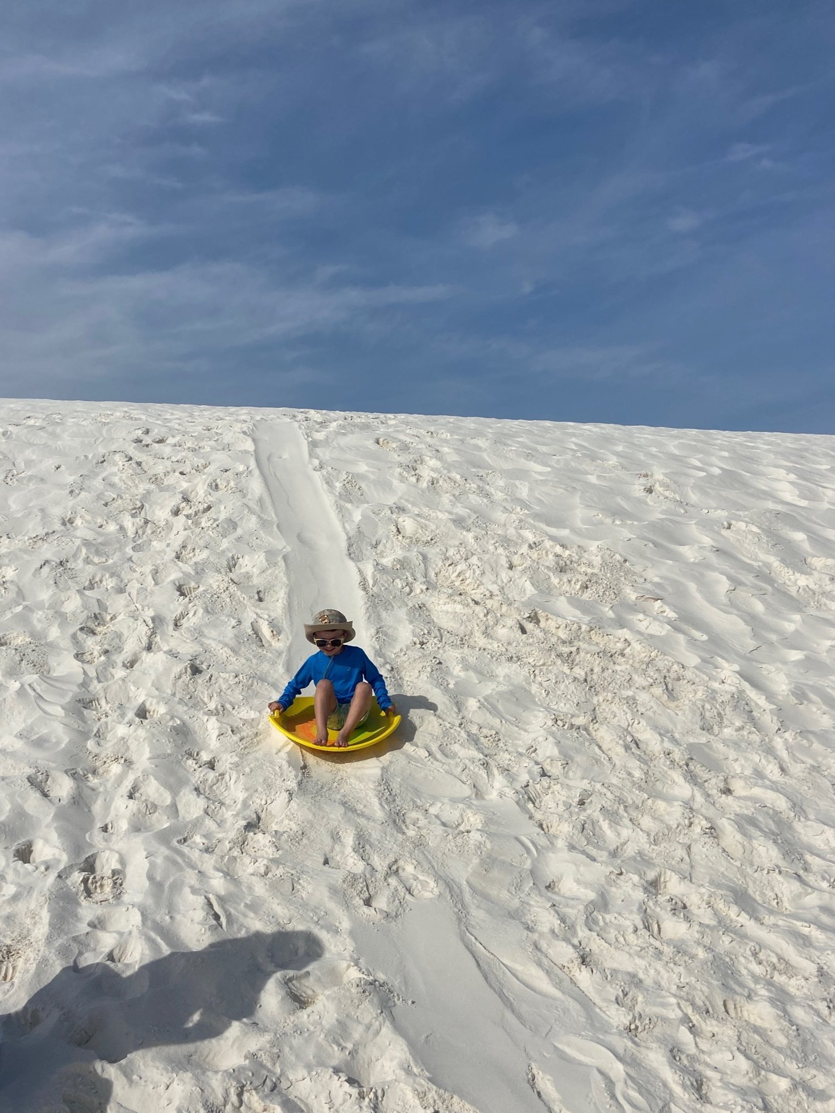 White Sands Sledding Tips and Tricks: Fun for the Family!