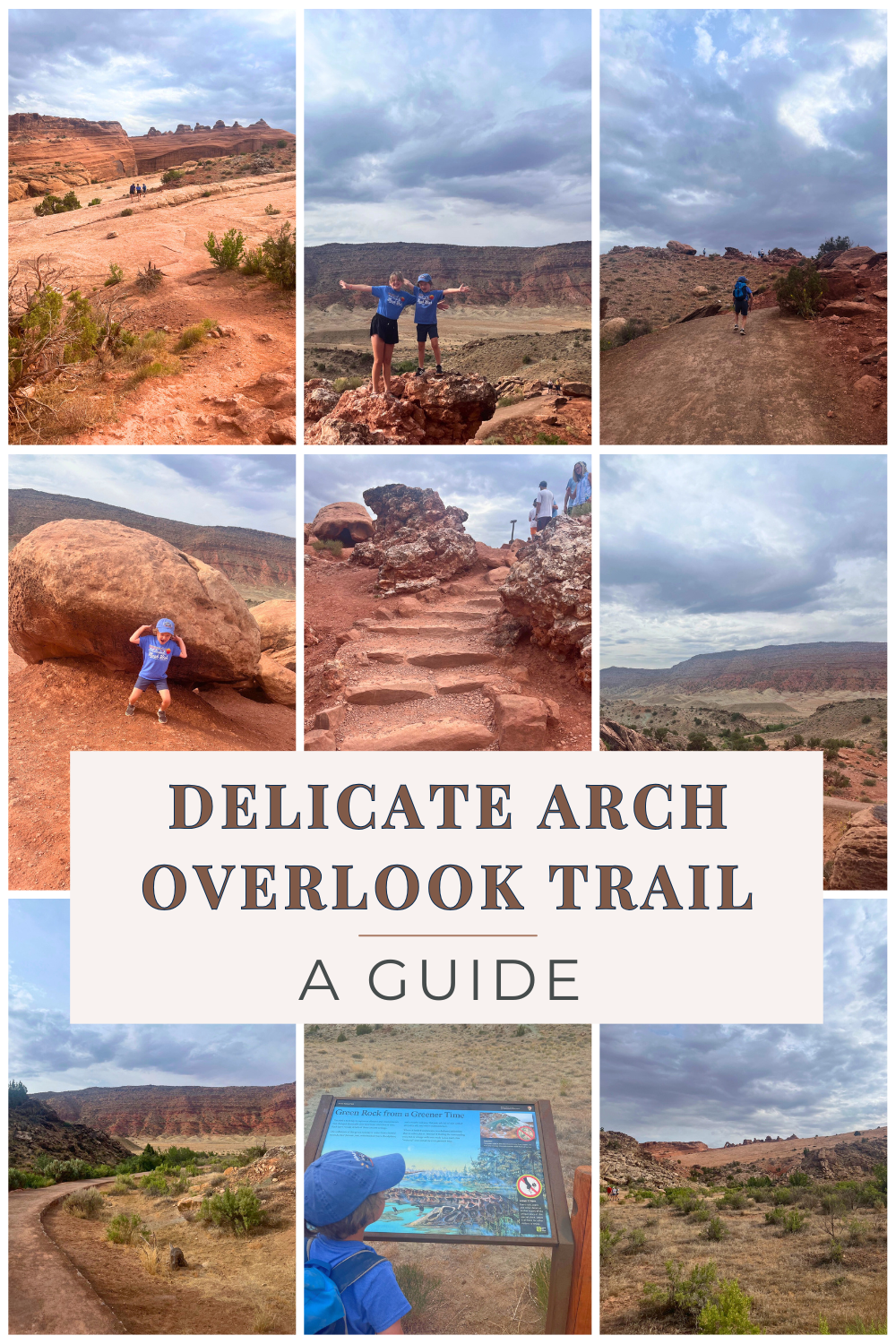 Delicate Arch Overlook Trail in Arches National Park: A Guide