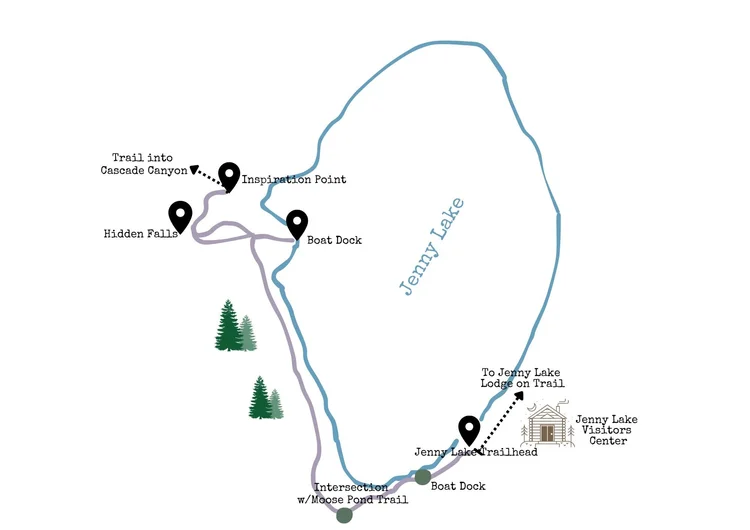 Inspiration Point and Hidden Falls Hike in Grand Teton National Park