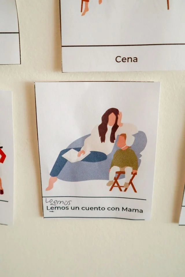 Using the Spanish Visual Schedule Board to Supplement Our Spanish ...