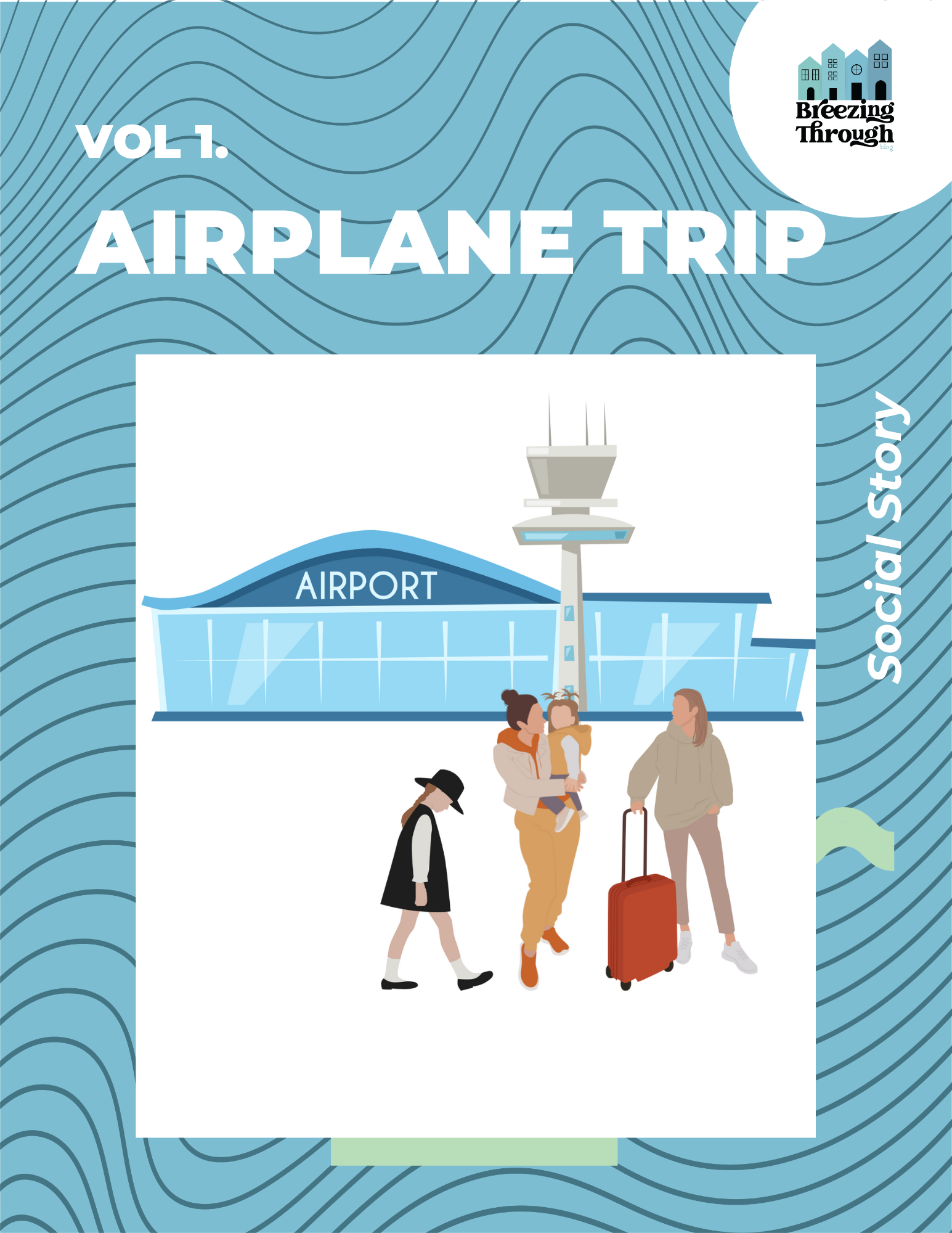 Airplane Trip Social Story (Wagon) — Breezing Through