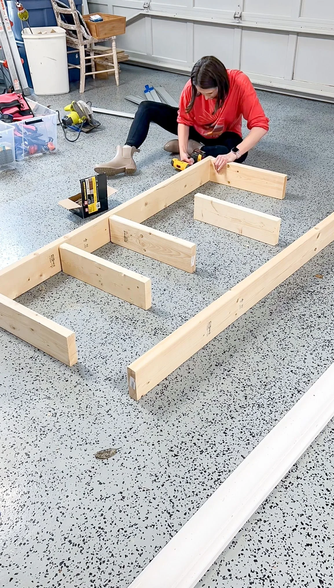 Built in Bookshelves with Bench + Download — Breezing Through