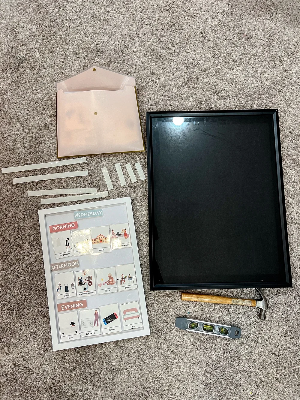 Updating My Daughter’s Visual Schedule Board — Breezing Through