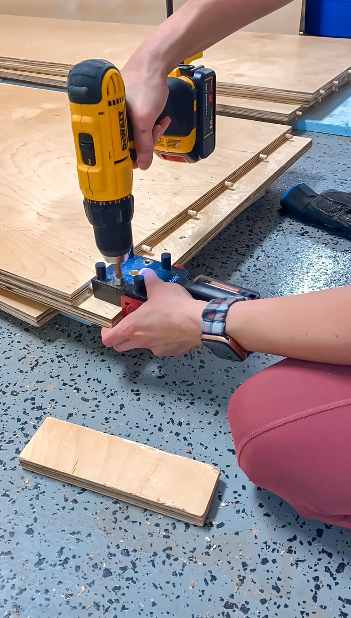 How to Use a Dowel Hole Jig — Breezing Through