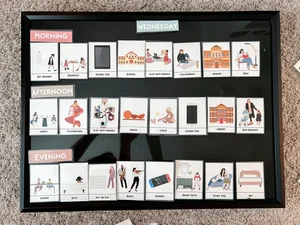 Updating My Daughter’s Visual Schedule Board — Breezing Through