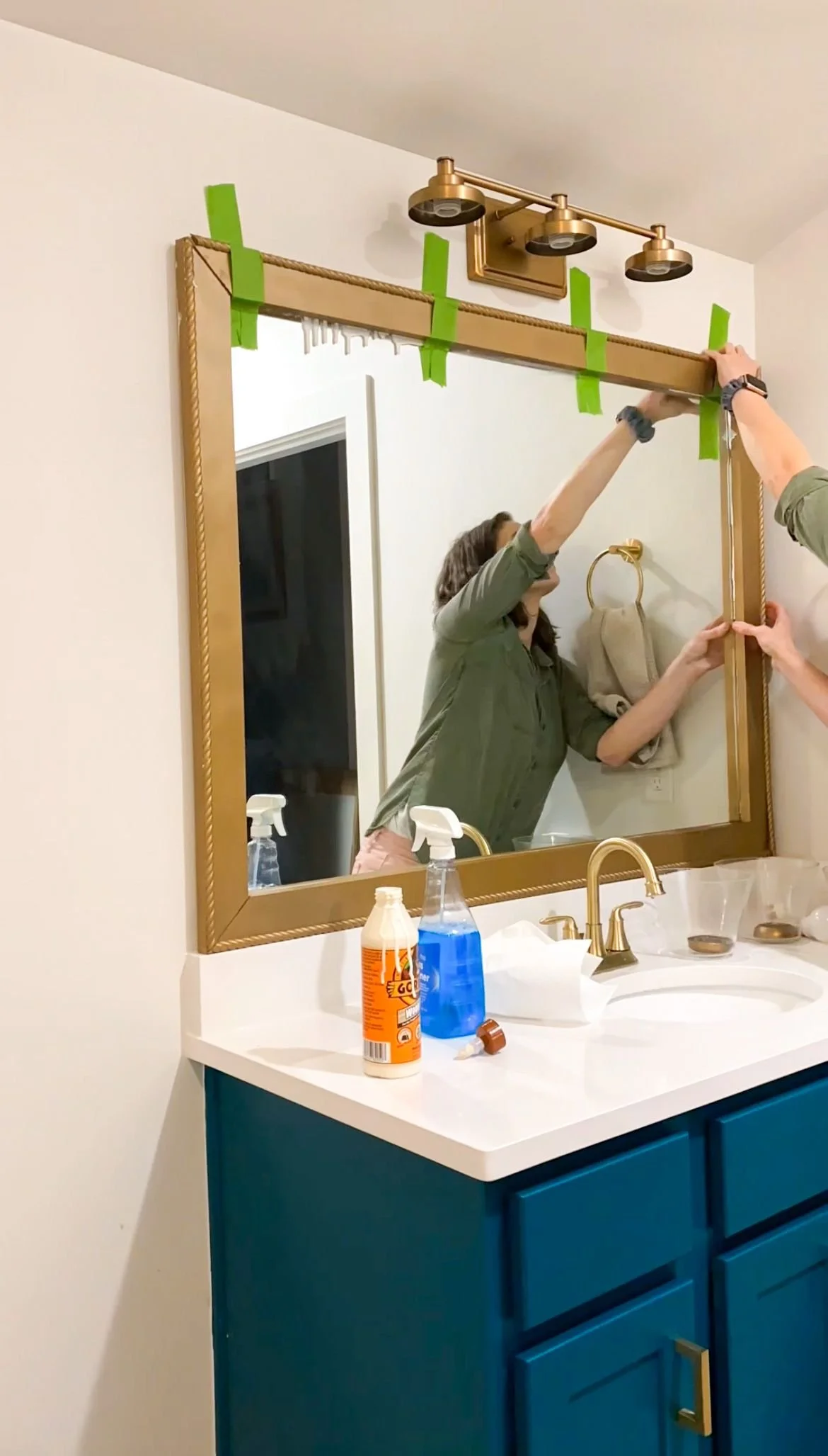 Upgrading Your Builder Grade Mirror — Breezing Through