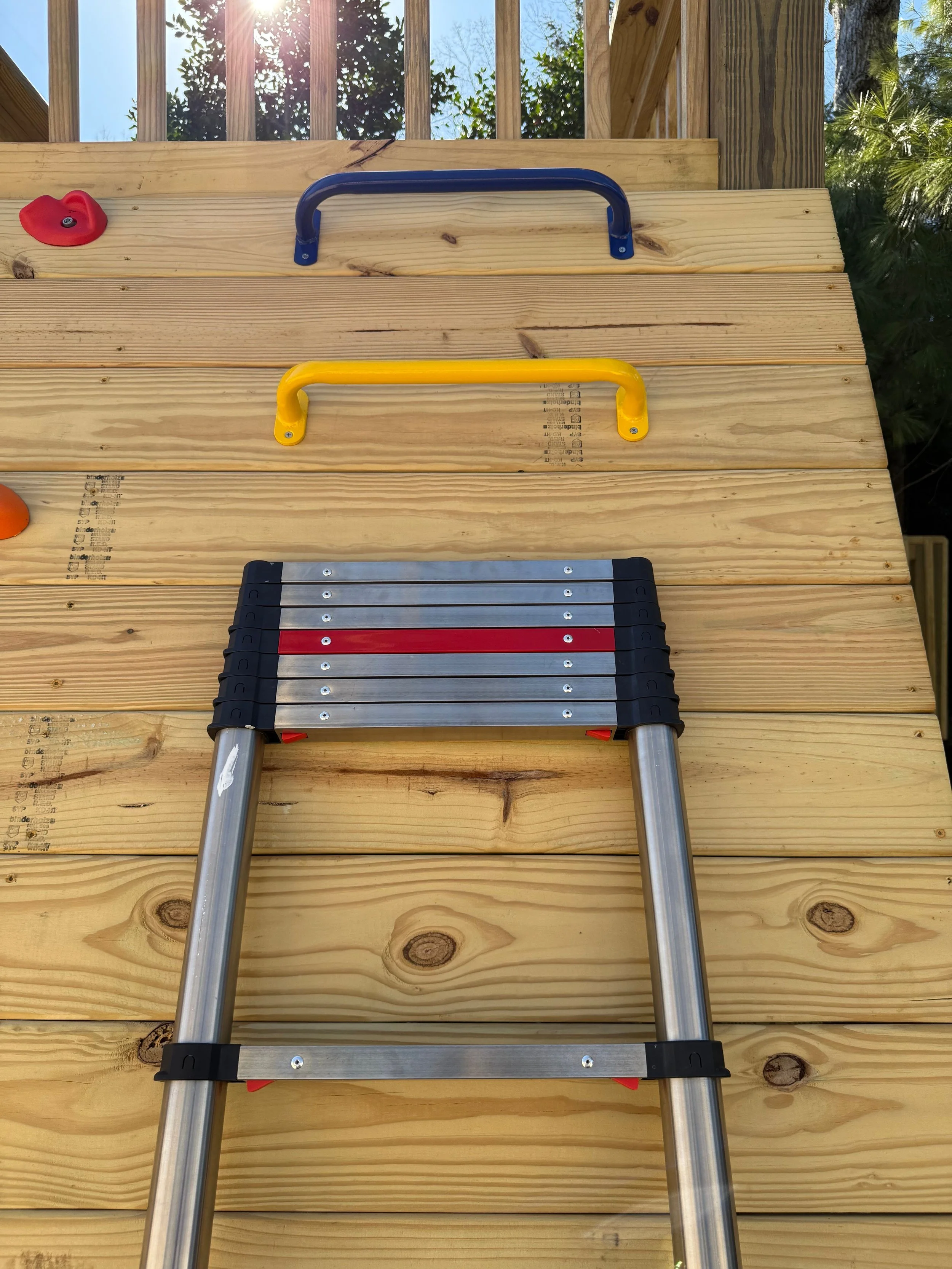 DIY Ladder Wall — Breezing Through