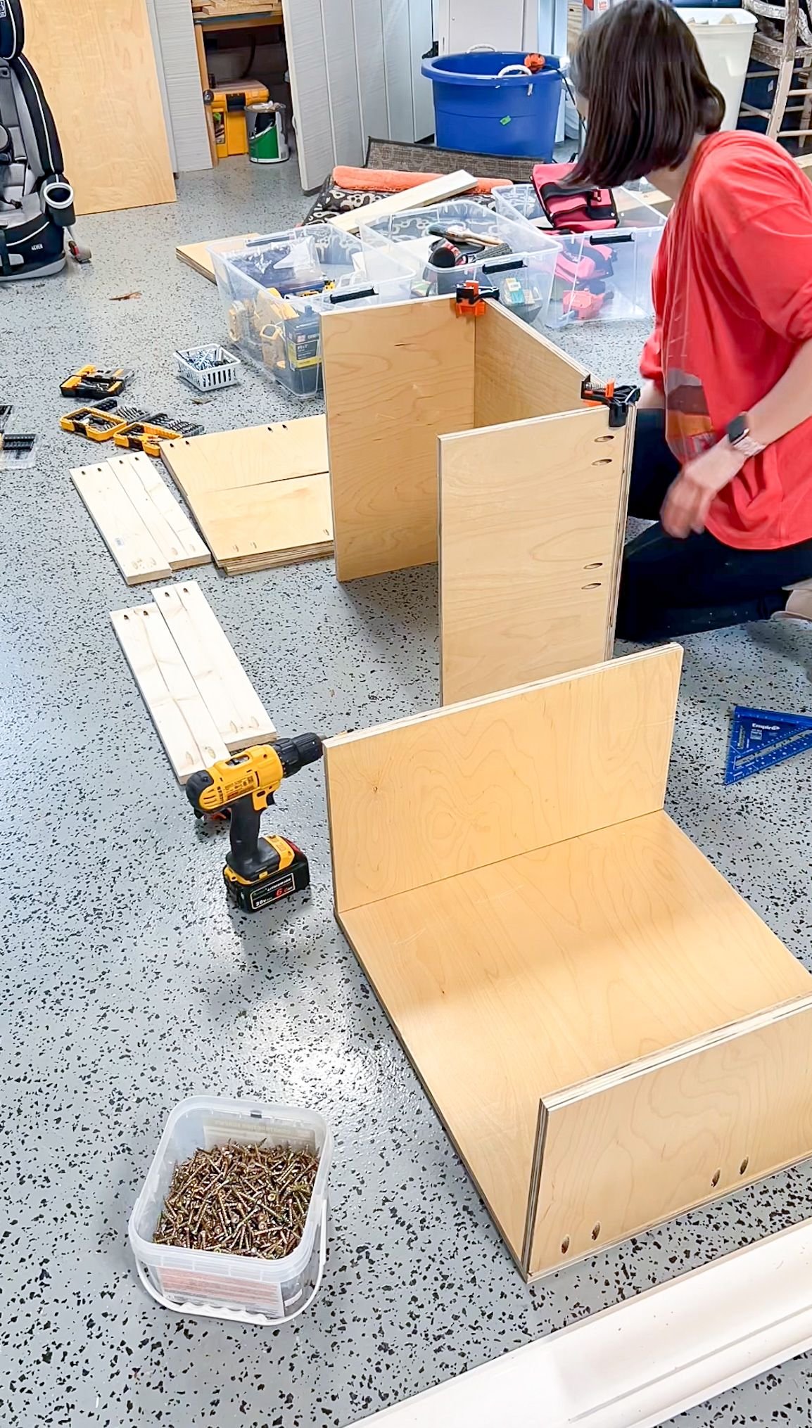 Built in Bookshelves with Bench + Download — Breezing Through