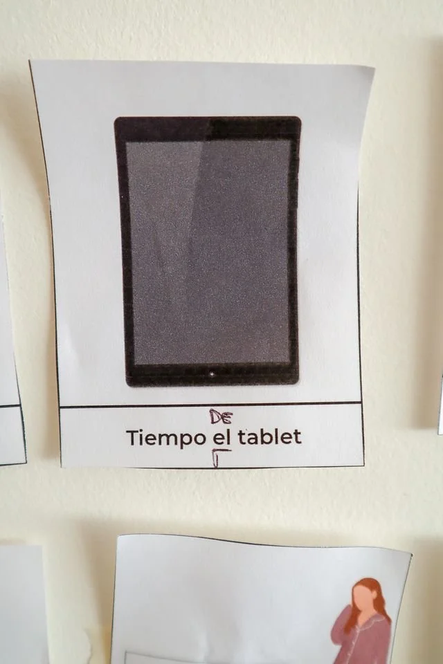 Using the Spanish Visual Schedule Board to Supplement Our Spanish ...