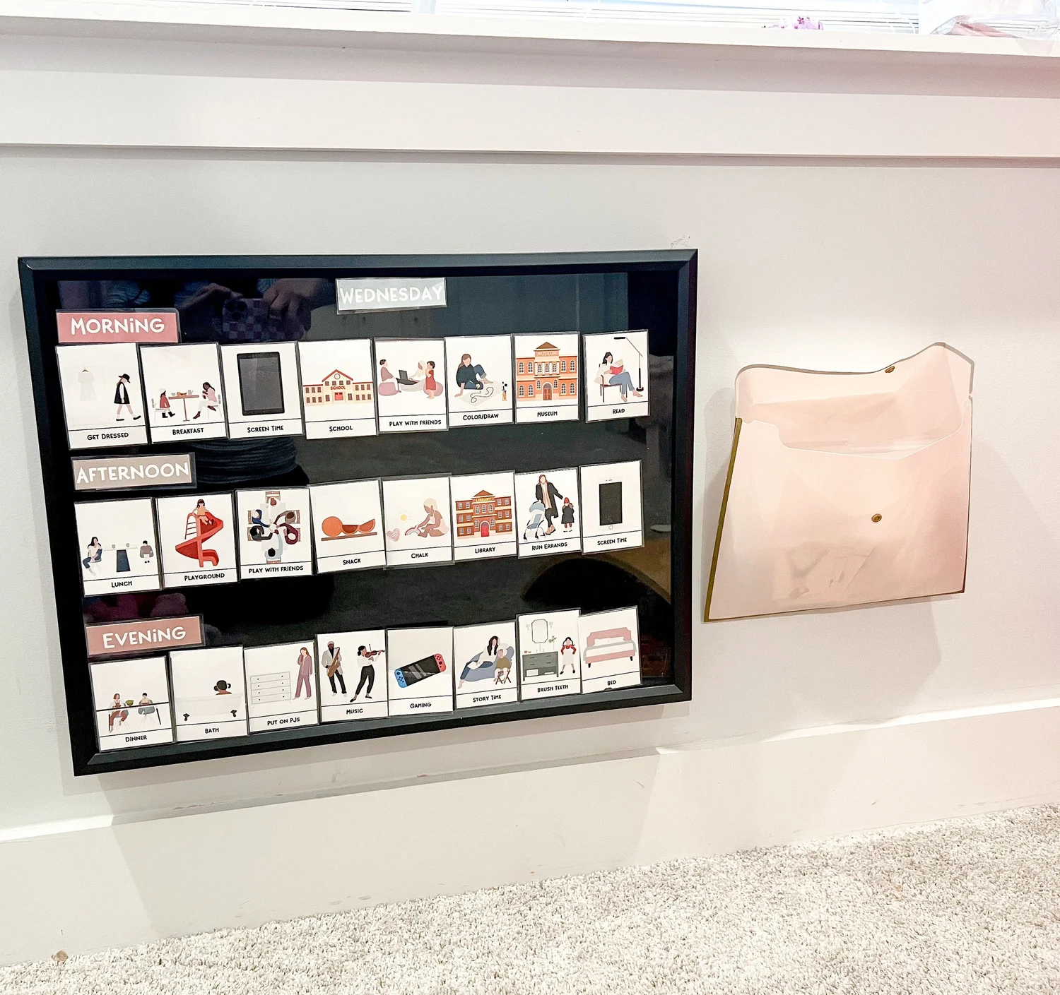 Updating My Daughter’s Visual Schedule Board — Breezing Through