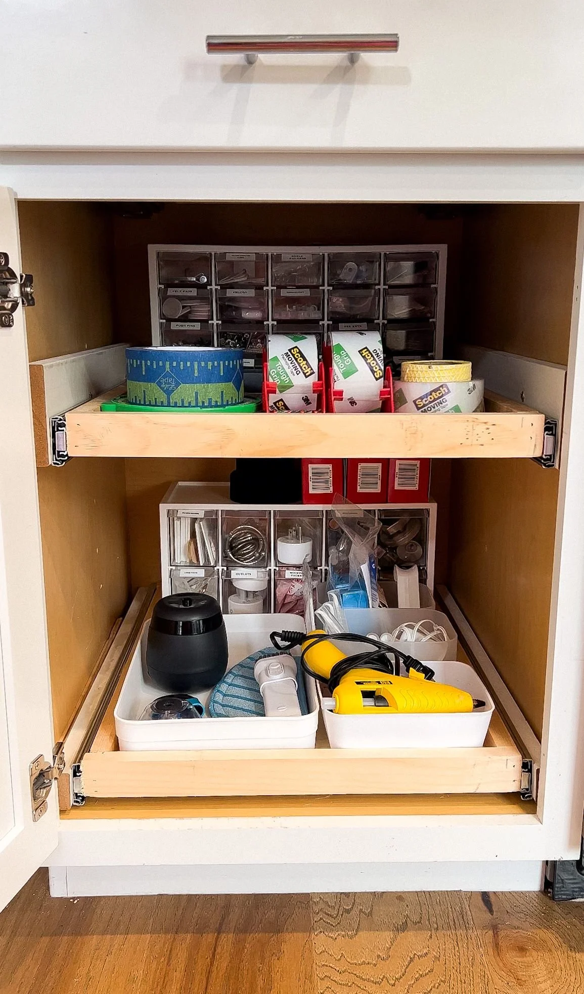 DIY Cabinet Pull Outs — Breezing Through