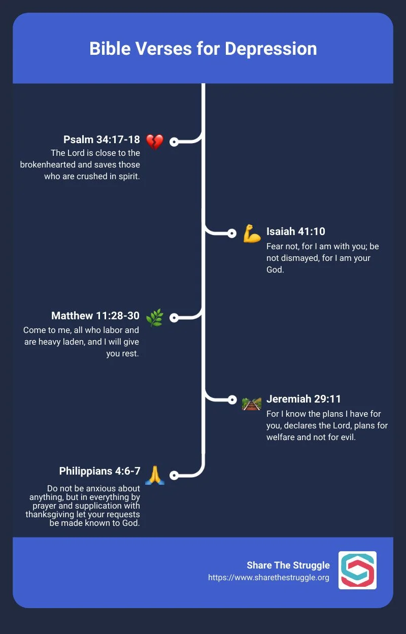 10 Encouraging Bible Verses to Overcome Depression — Share the Struggle