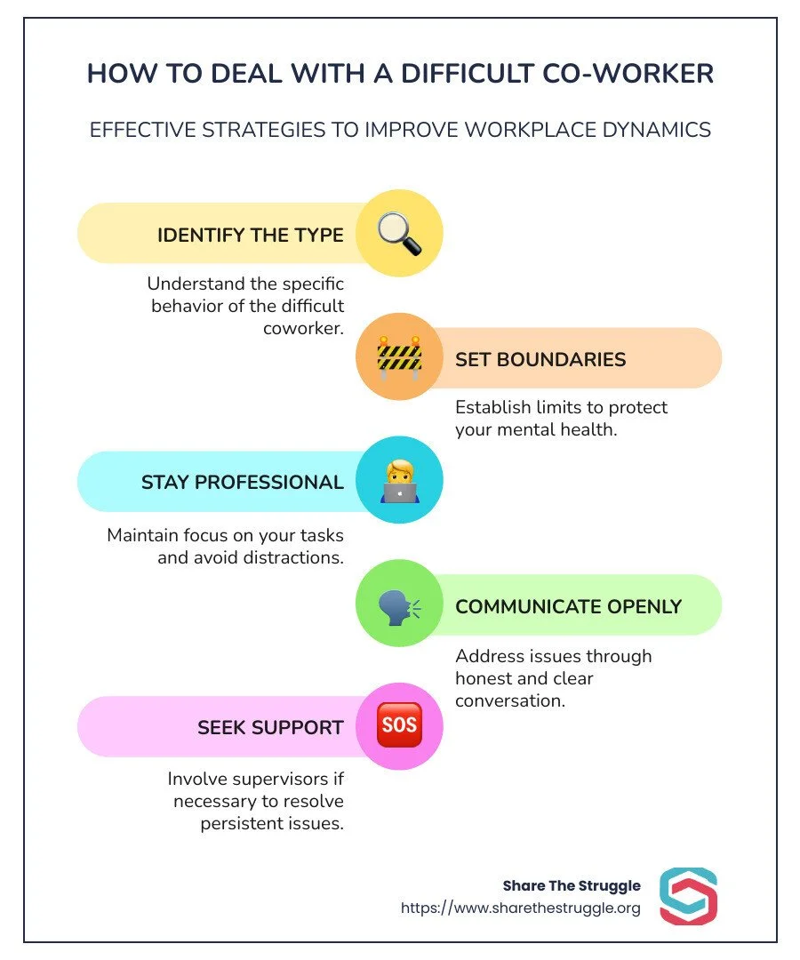 Effective Ways to Manage a Difficult Co-Worker — Share the Struggle