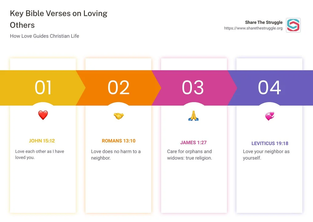 30 Bible Verses About God's Call to Love Others — Share the Struggle