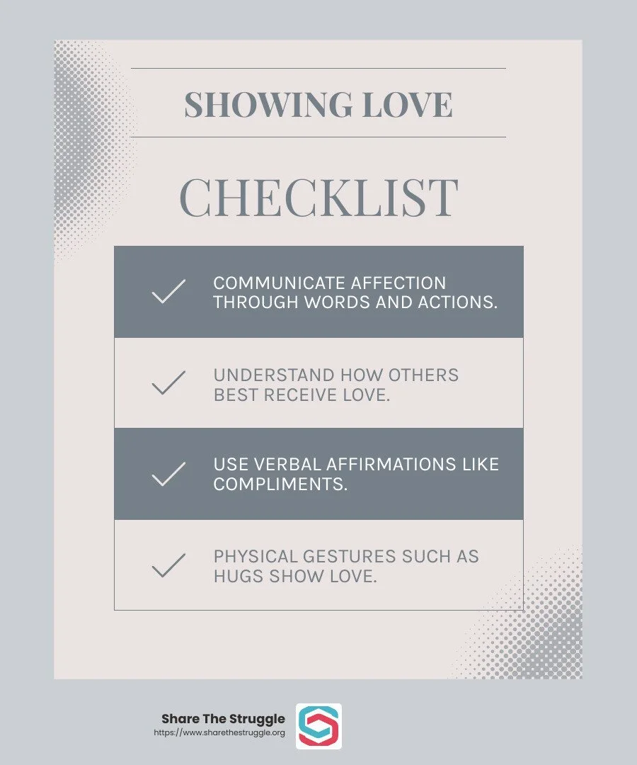 Expressing Love: 37 Ways to Show You Care — Share the Struggle