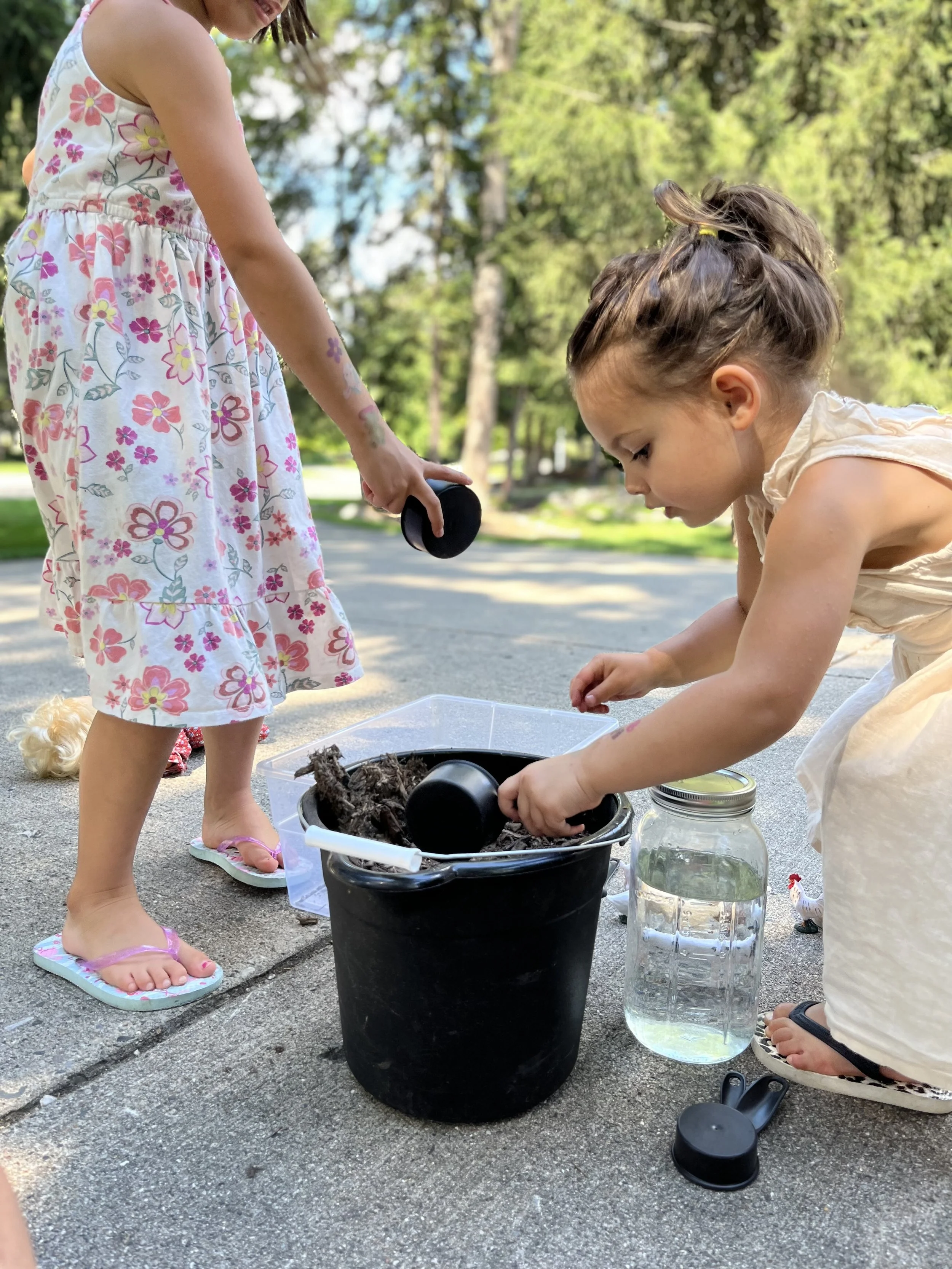 Farm Animal Mud Bath Sensory Bin — Filling Our Days