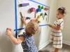 Toddler Sticky Wall — Filling Our Days