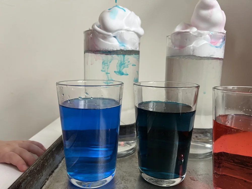 Make it Rain! Shaving Cream Cloud Activity — Filling Our Days