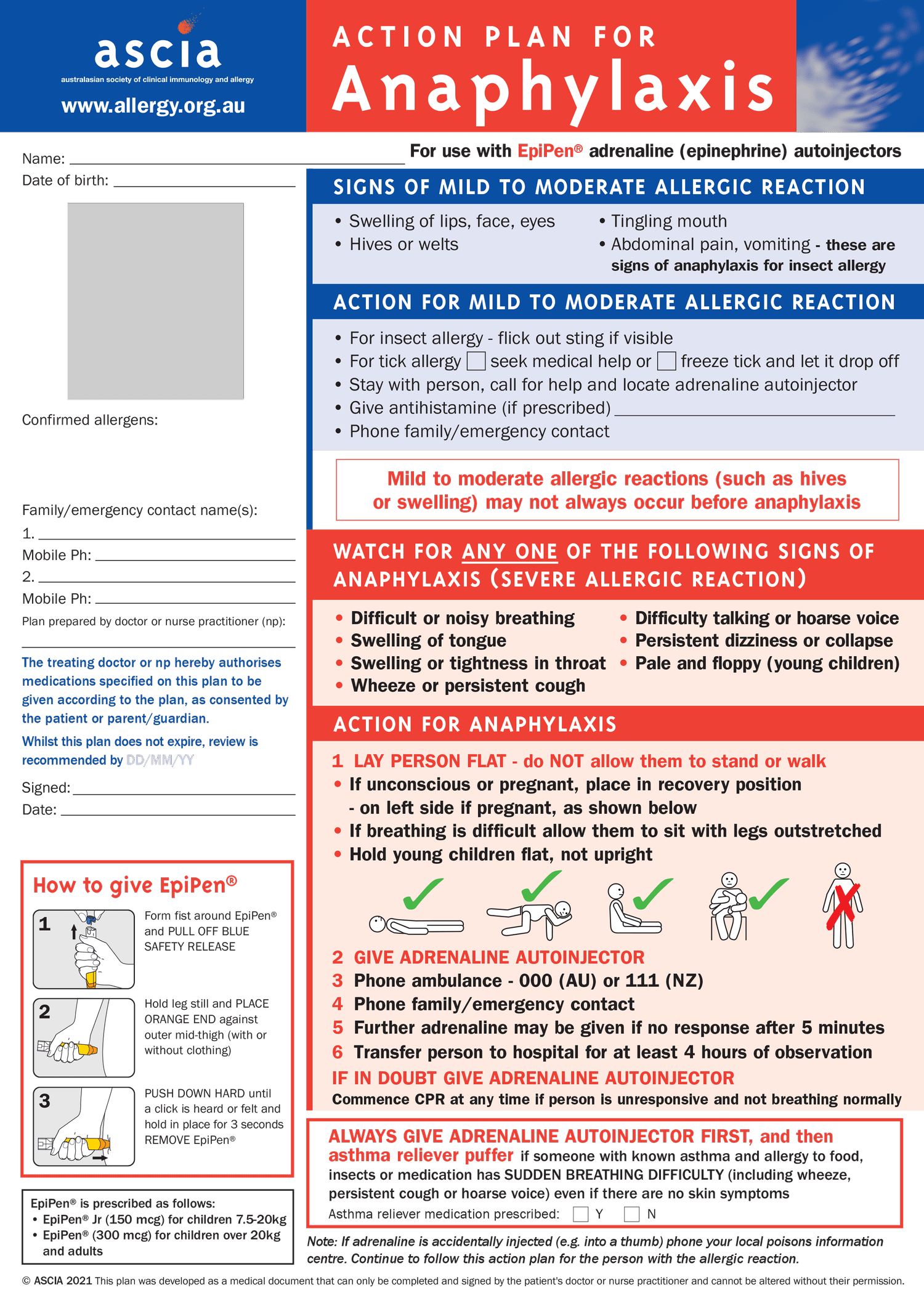 Anaphylaxis Awareness & Training for Early Learning Centres — Synergy ...