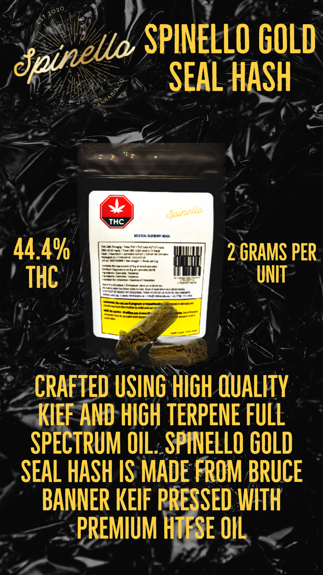 CONCENTRATES — SPINELLO PREMIUM CANNABIS