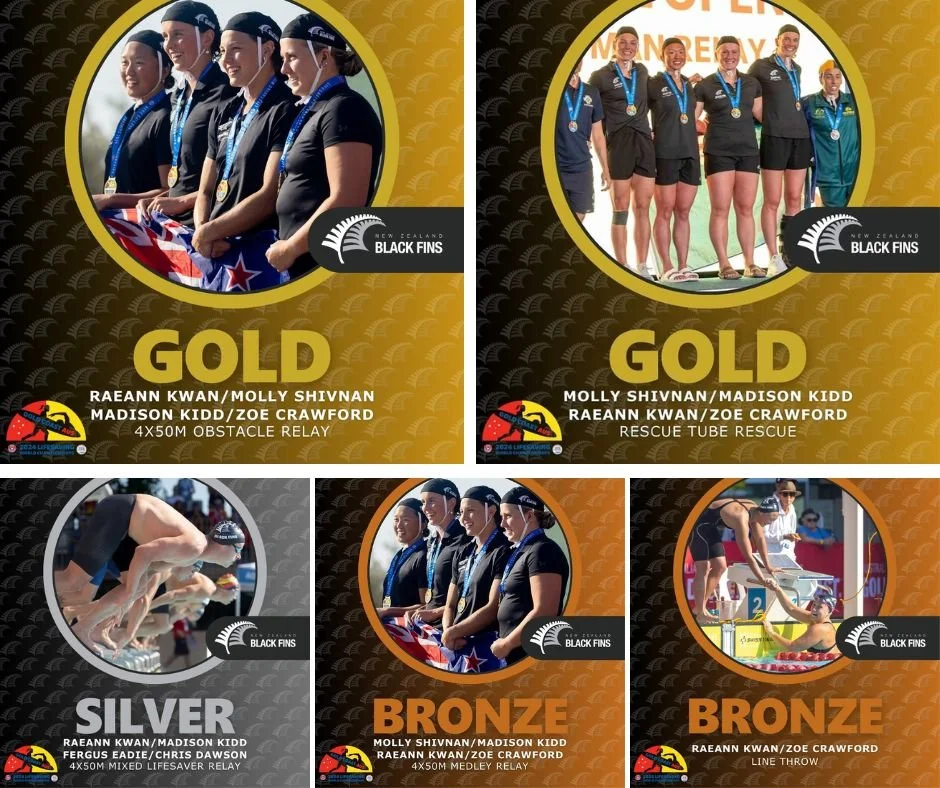 Rae Kwan BRINGING HOME THE MEDALS AT THE 2024 Surf LifeSaving World ...