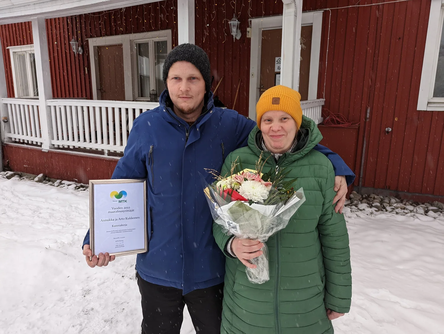Arto ja Annukka Kukkosesta Ranuan vuoden maatalousyrittäjät — Business ...