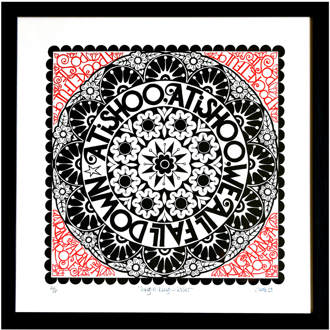 RING-A-RING-A-ROSES PRINT — Susan McGill Designs