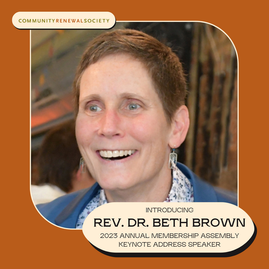 Rev. Dr. Beth Brown — Community Renewal Society