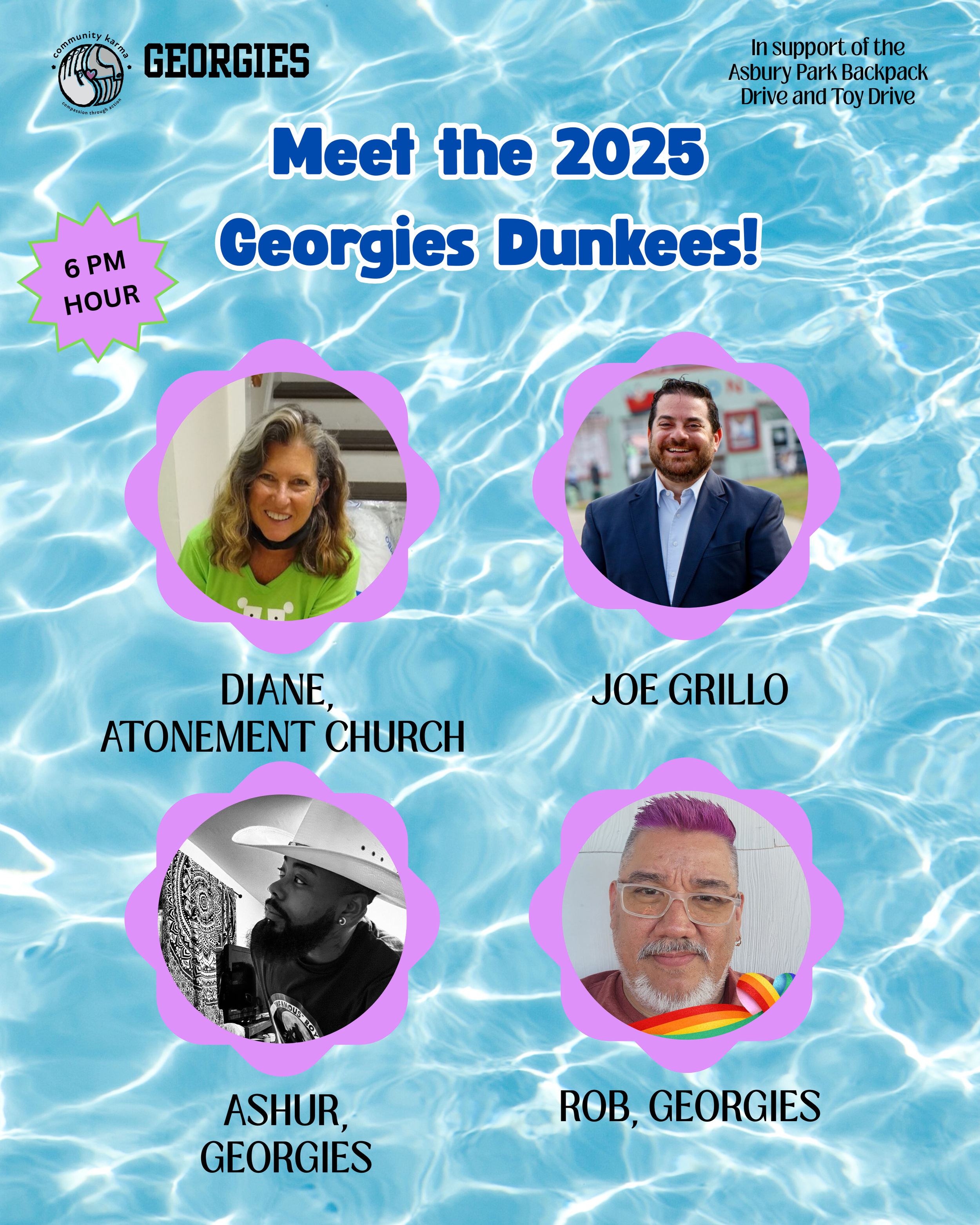 Georgies Dunk Tank Fundraiser — Community Karma | Asbury Park, NJ
