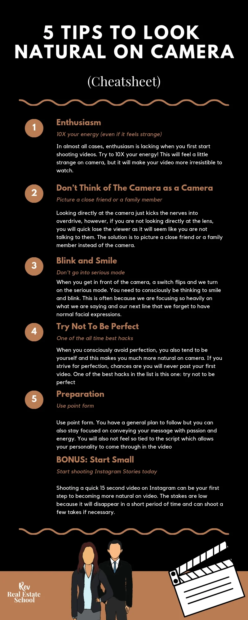 5 Tips To Look Natural on Camera [New REALTORs] | Rev Real Estate School