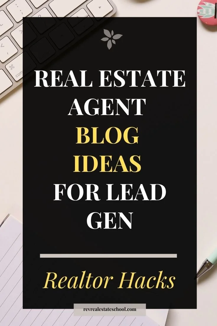 Real Estate Agent Blog Ideas for 2021