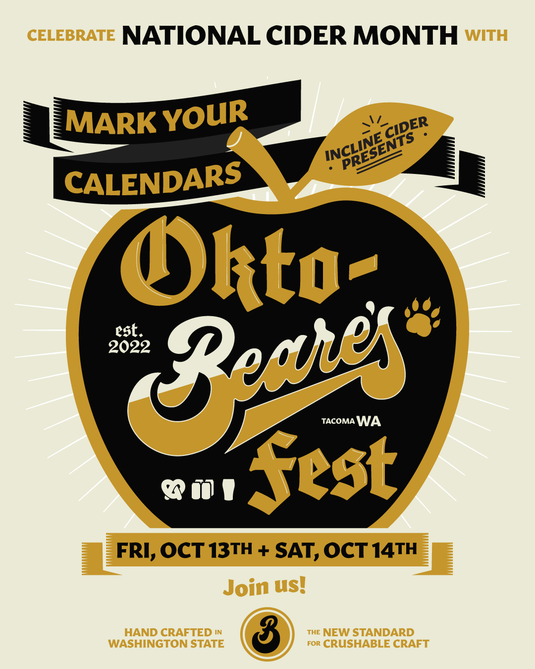 Okto-BEARES-fest — Incline Cider Company & Taproom
