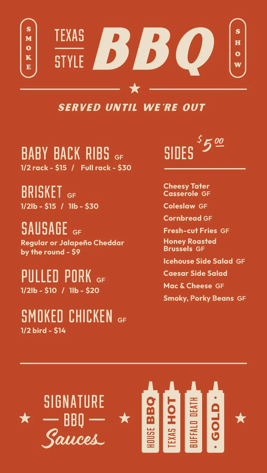 Menu — Yampa River Icehouse