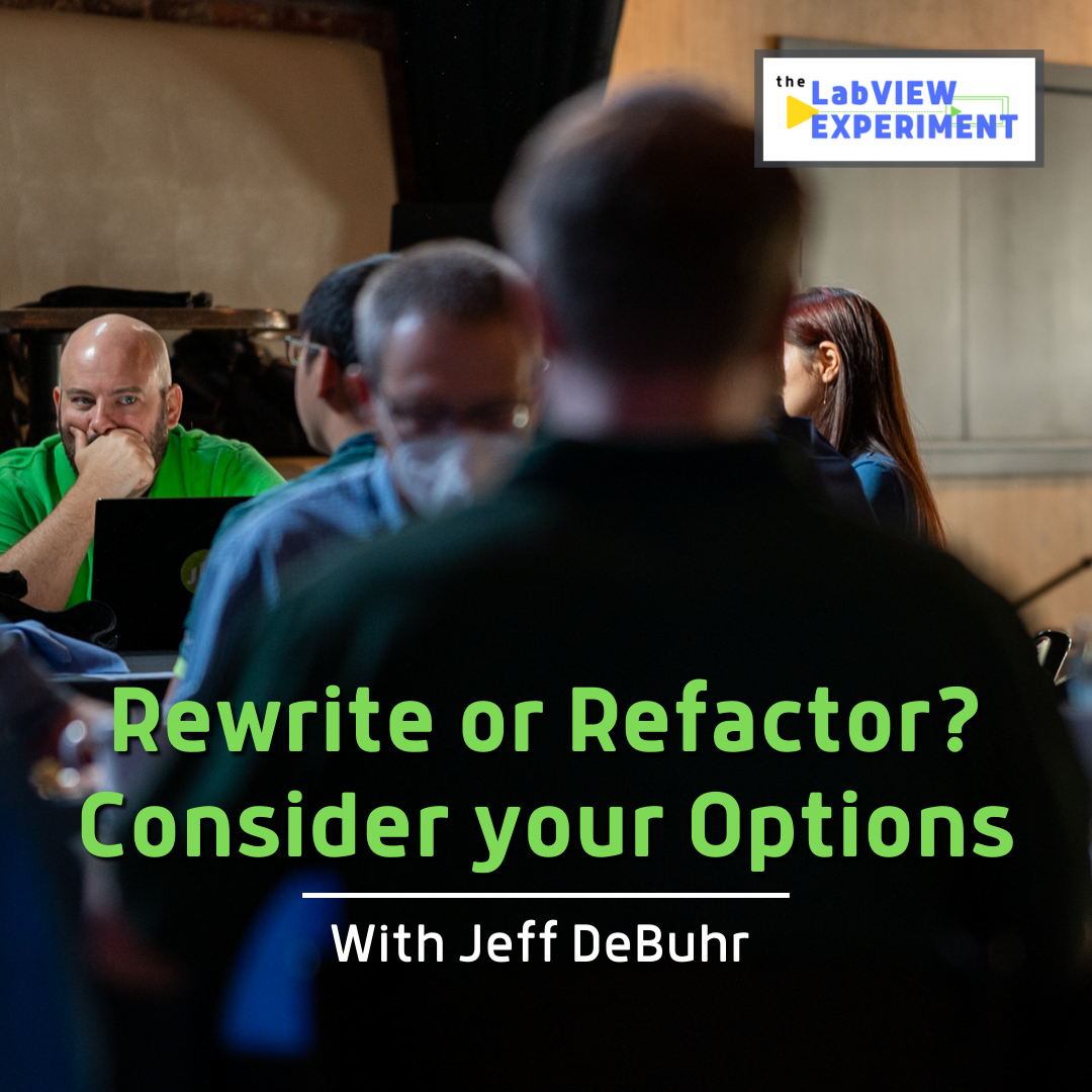 Episode 14: Rewrite or Refactor? Consider your Options | Jeff DeBuhr ...