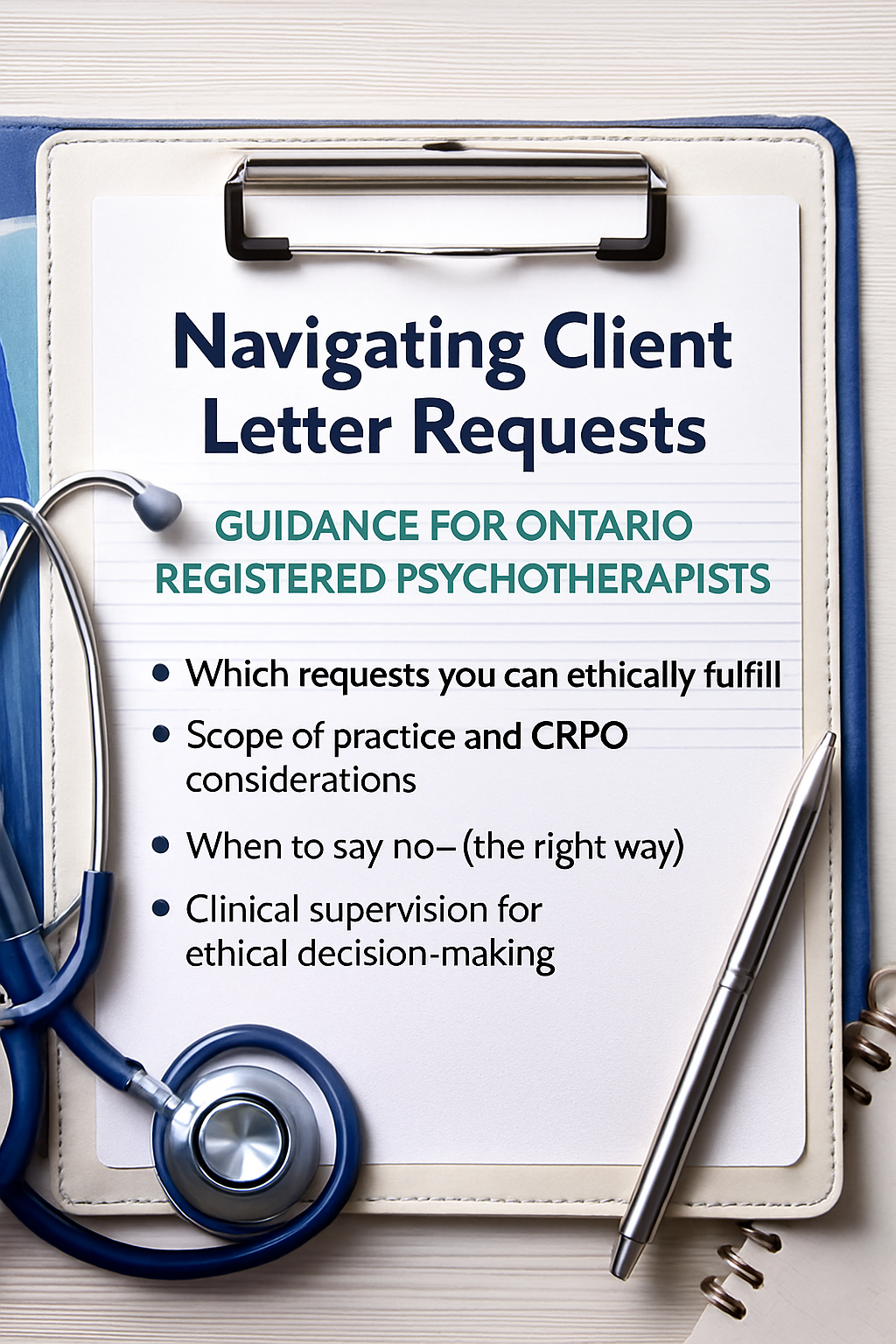 CRPO & Clinical Supervision Resources for Ontario Therapists ...