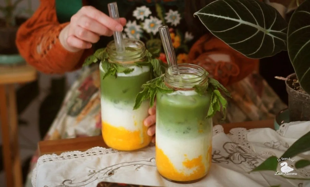 Mango Matcha Latte — In Search of Lost Flavors