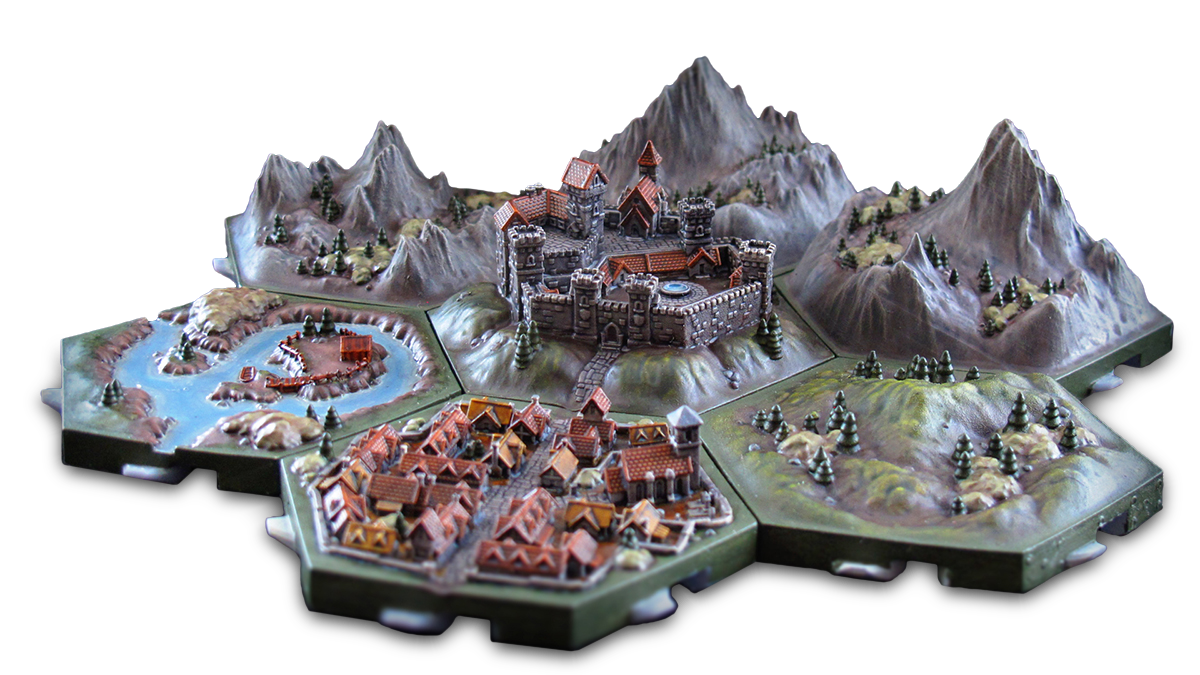 Hexton Hills | Modular 3D Campaign Hexes
