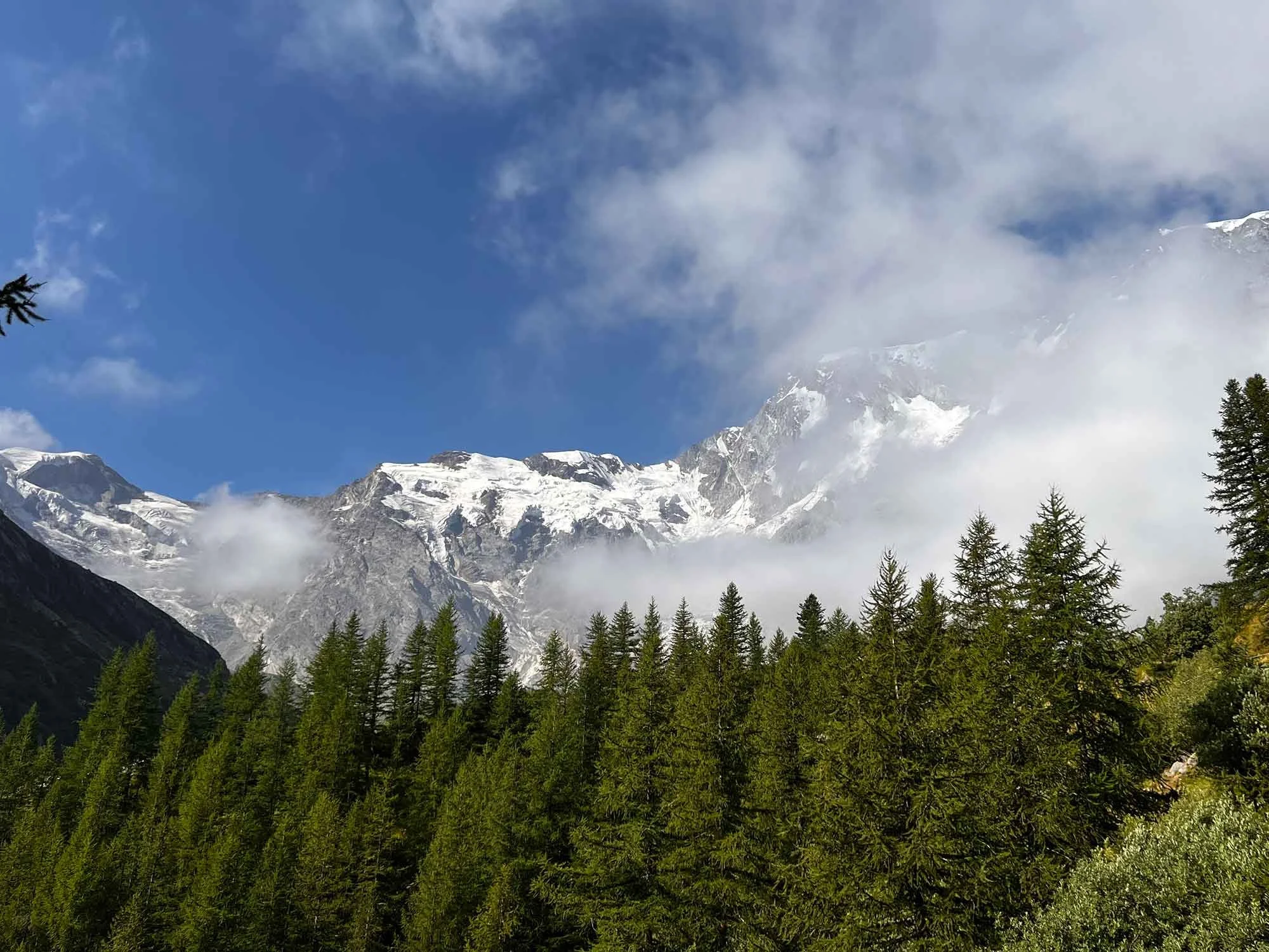 Hiking beneath the east face of Monte Rosa, Anzasca Valley — Step Beyond